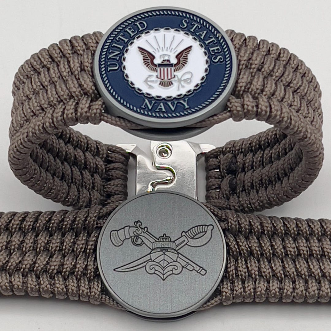 US Navy Bracelet, Engraved Basic Special Warfare Combat Crewman ...