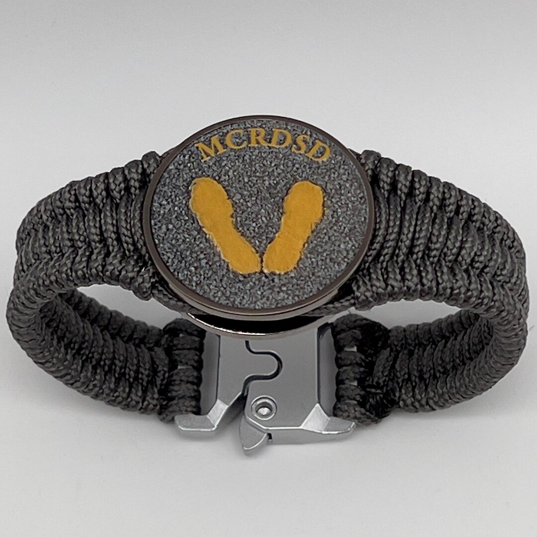 USMC Yellow Footprints Bracelet: Marine Corps Boot Camp Gift - Etsy