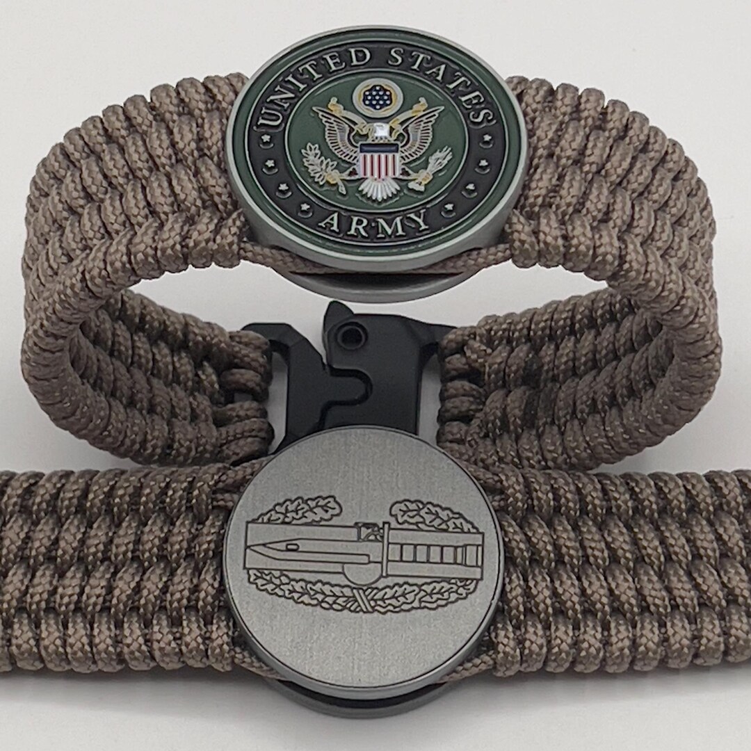 Engraved Army Combat Action Bracelet: Iraq Veteran Gift - Etsy