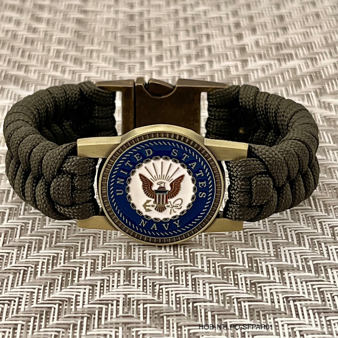 US Navy Bracelet, Navy Jewelry, United States Navy, Veteran Gift, Gift ...