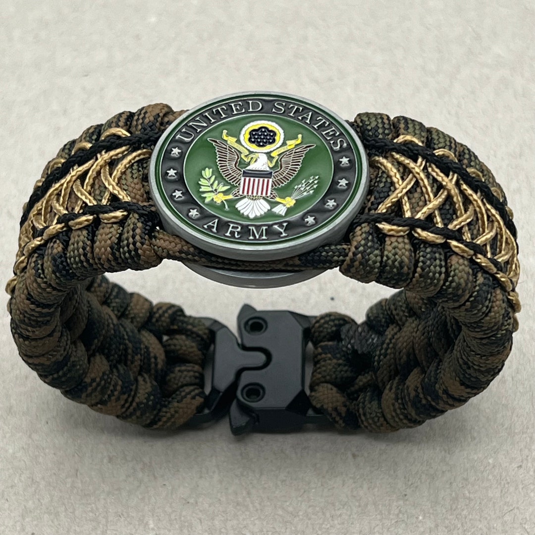 US Army Bracelet, United States Army Jewelry, Veteran Soldier Gift ...