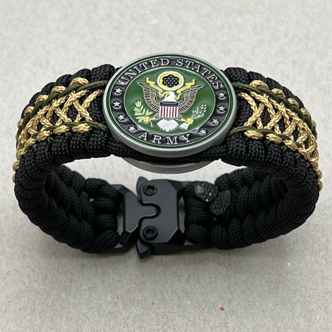 US Army Bracelet, United States Army Jewelry, Veteran Soldier Gift ...