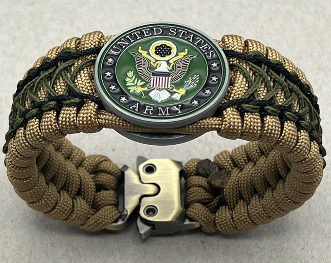 Military Bracelet | Army | Navy | Airforce | Marines | Personalized ...