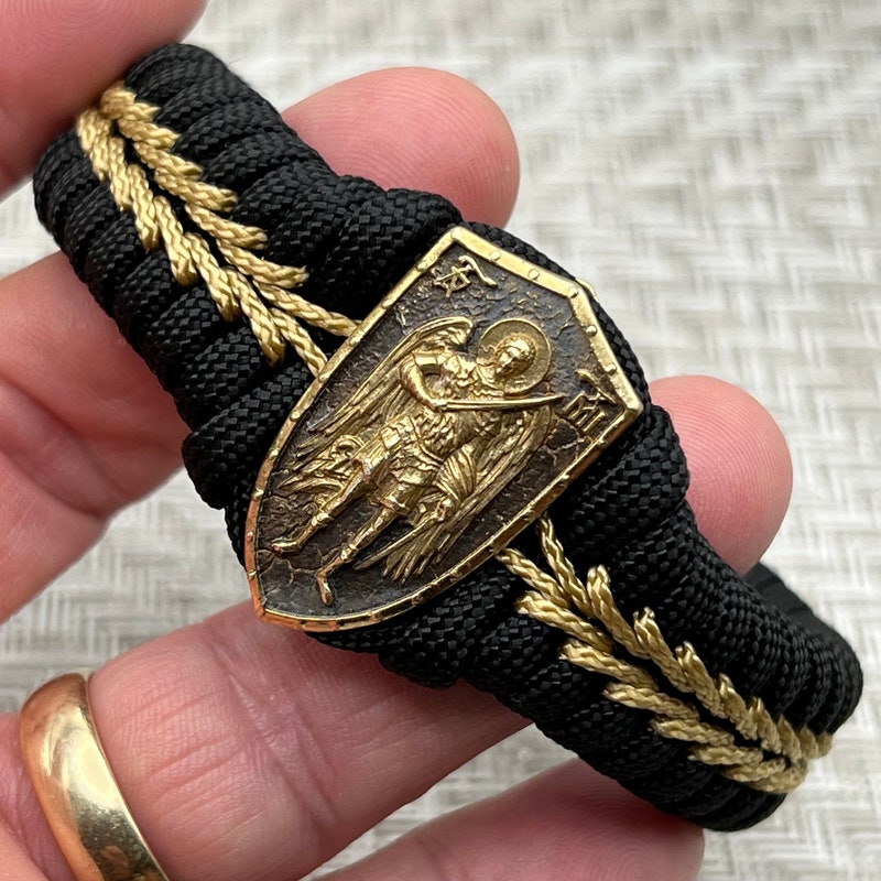 St Michael Mens Bracelets - Etsy