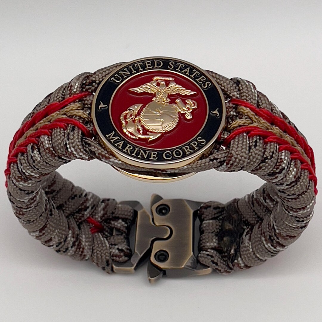 Handmade Marine Corps Gift: Personalized Custom USMC Medallion - Semper ...
