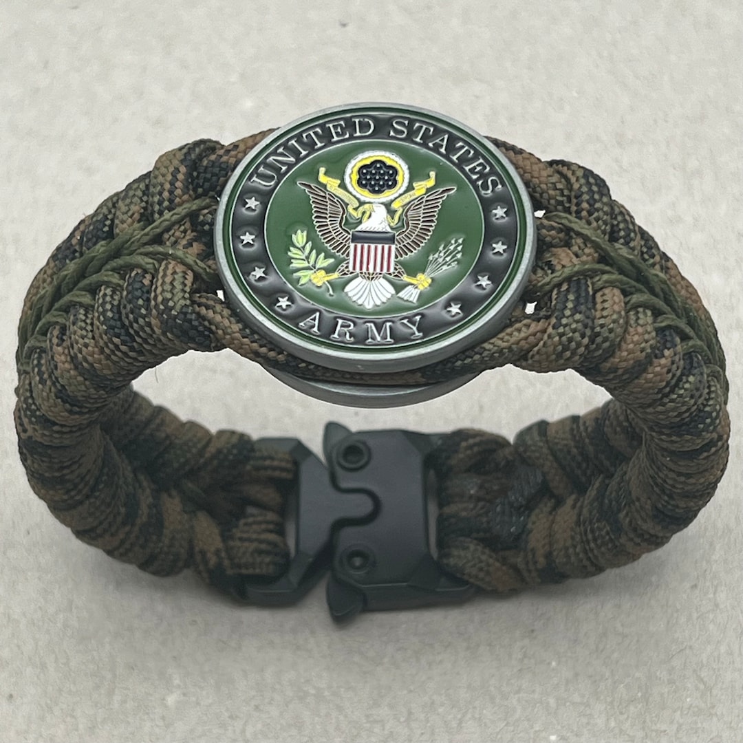 US Army Bracelet, United States Army Jewelry, Veteran Soldier Gift ...