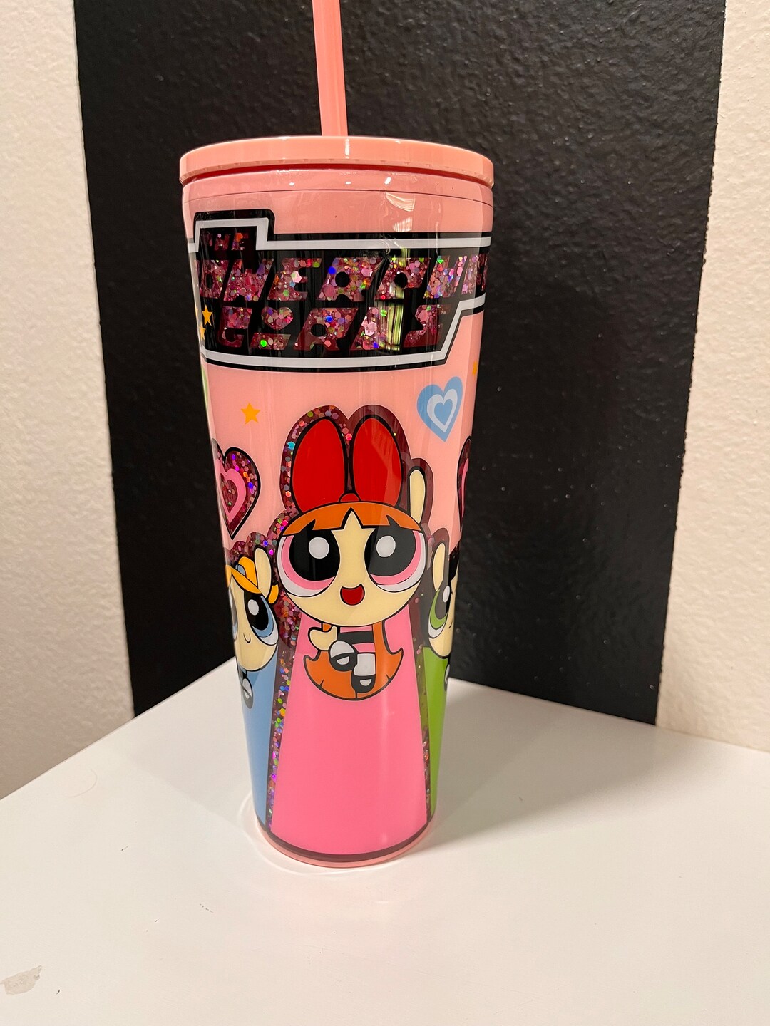 Powerpuff Girls Peek a Boo Snow Globe Tumbler - Etsy