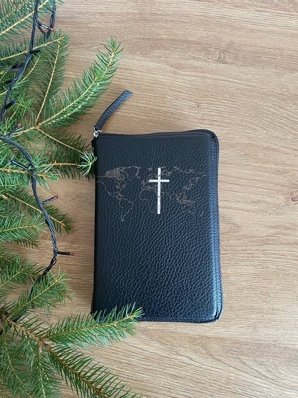 Leather Bible Cover With Zipper/ Personalized Bible / - Etsy