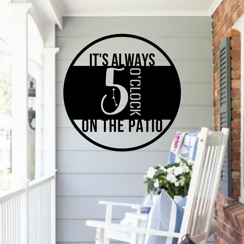 5 Oclock Somewhere Sign - Etsy