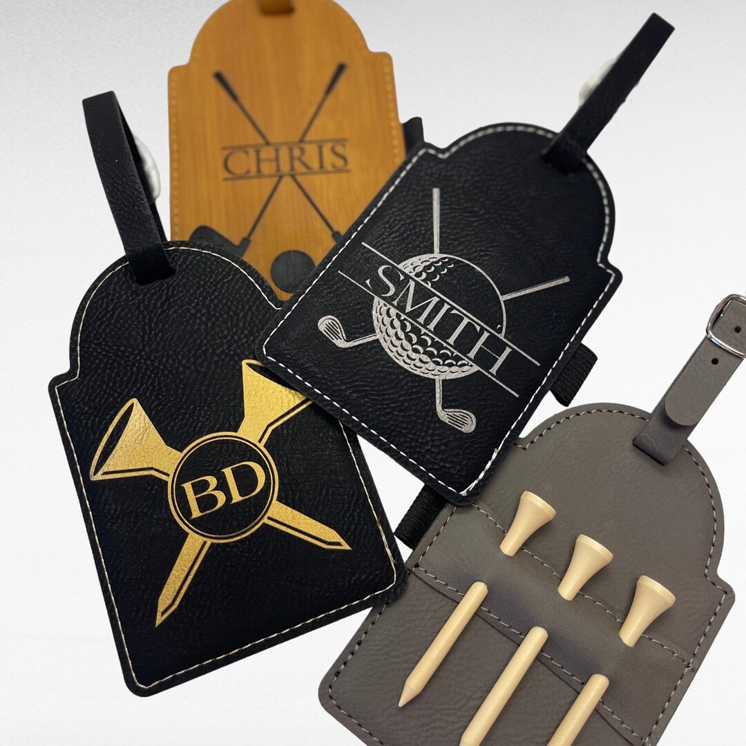 Personalized Leather Golf Bag Tags at Nora Weeks blog