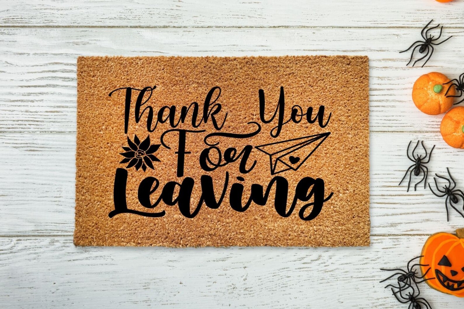 Thank you for leaving-Funny Doormat-Housewarming Gift-Welcome | Etsy