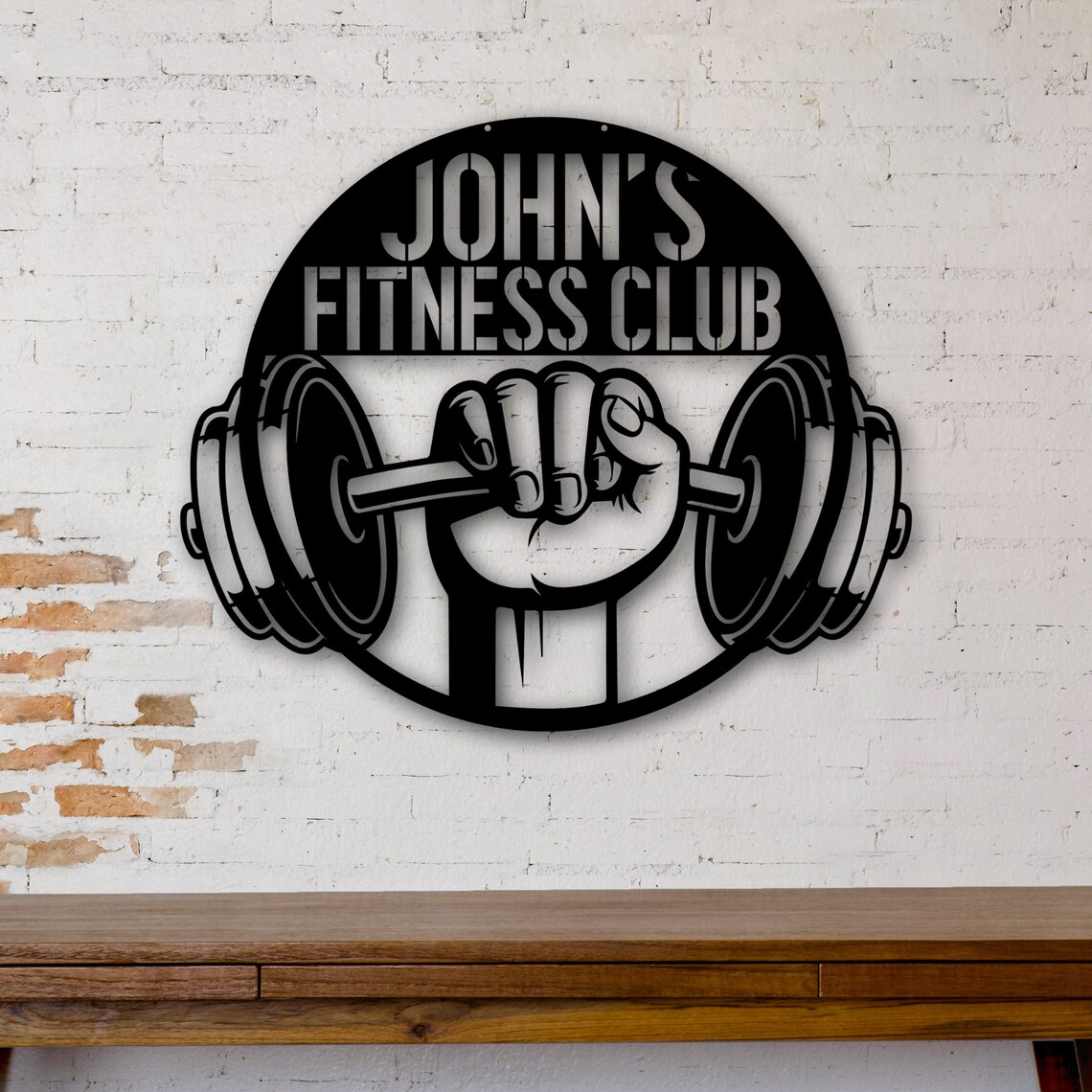 Personalized Home Gym Signs for Workout Room-metal Fitness - Etsy