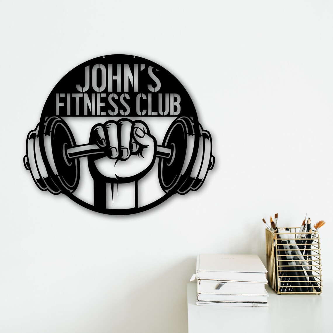 Personalized Home Gym Signs for Workout Room-metal Fitness - Etsy