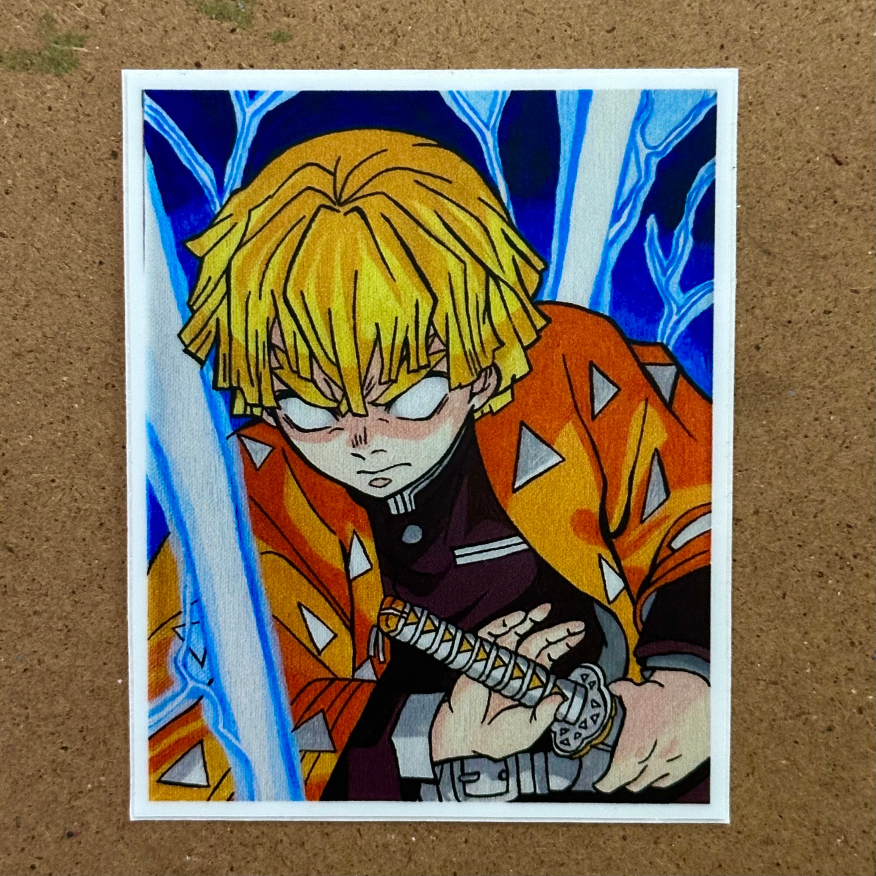 Zenitsu Sticker - Etsy