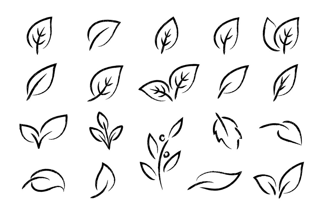Leaves Svg. Svg. Branches Svg. Leaf Svg. Vector Elements. PNG. - Etsy
