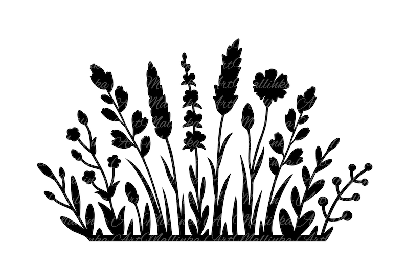 Pattern Svg. Floral Pattern. Svg. Wildflowers SVG. Flowers Pattern Svg ...