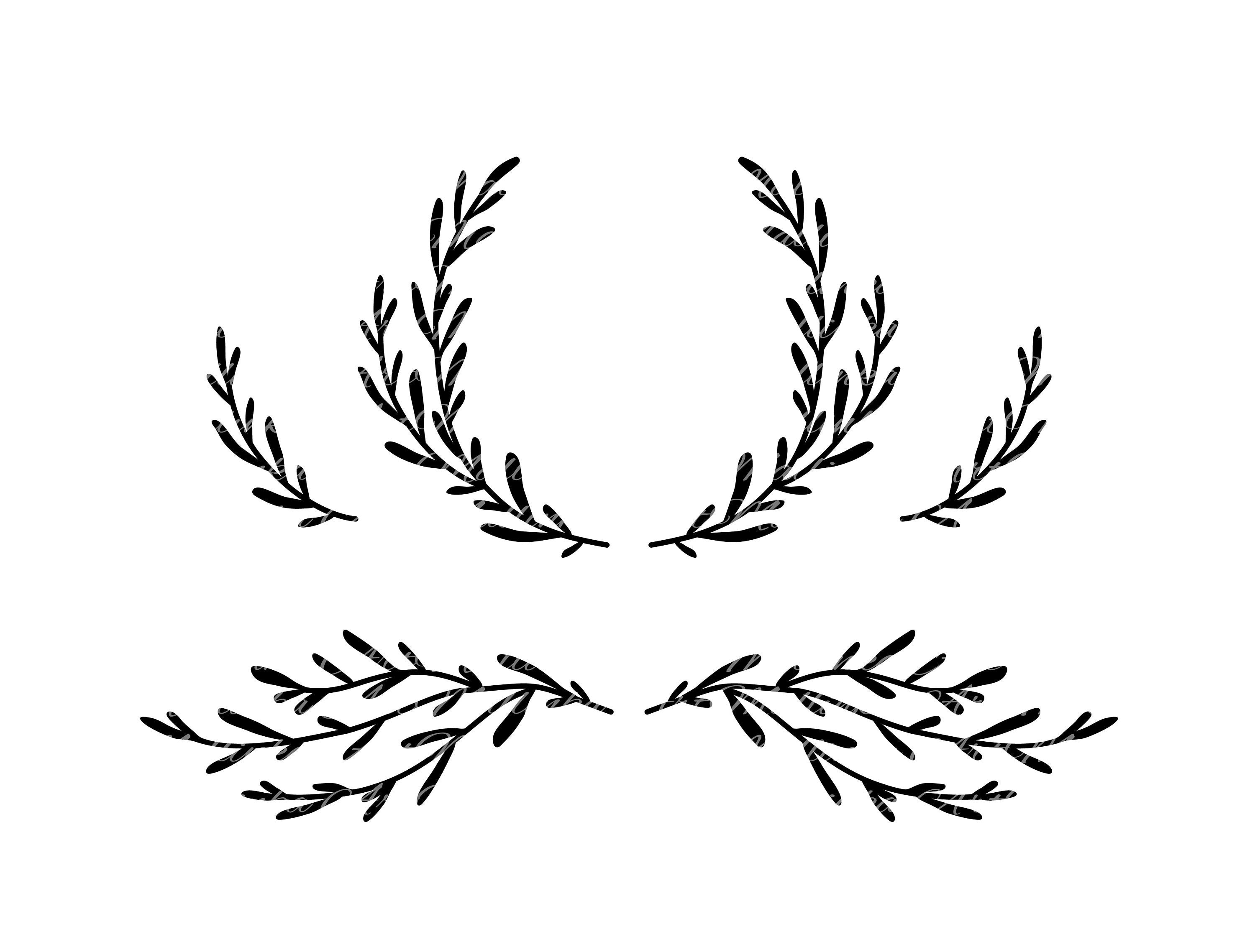 Monograms With Olive Leaf