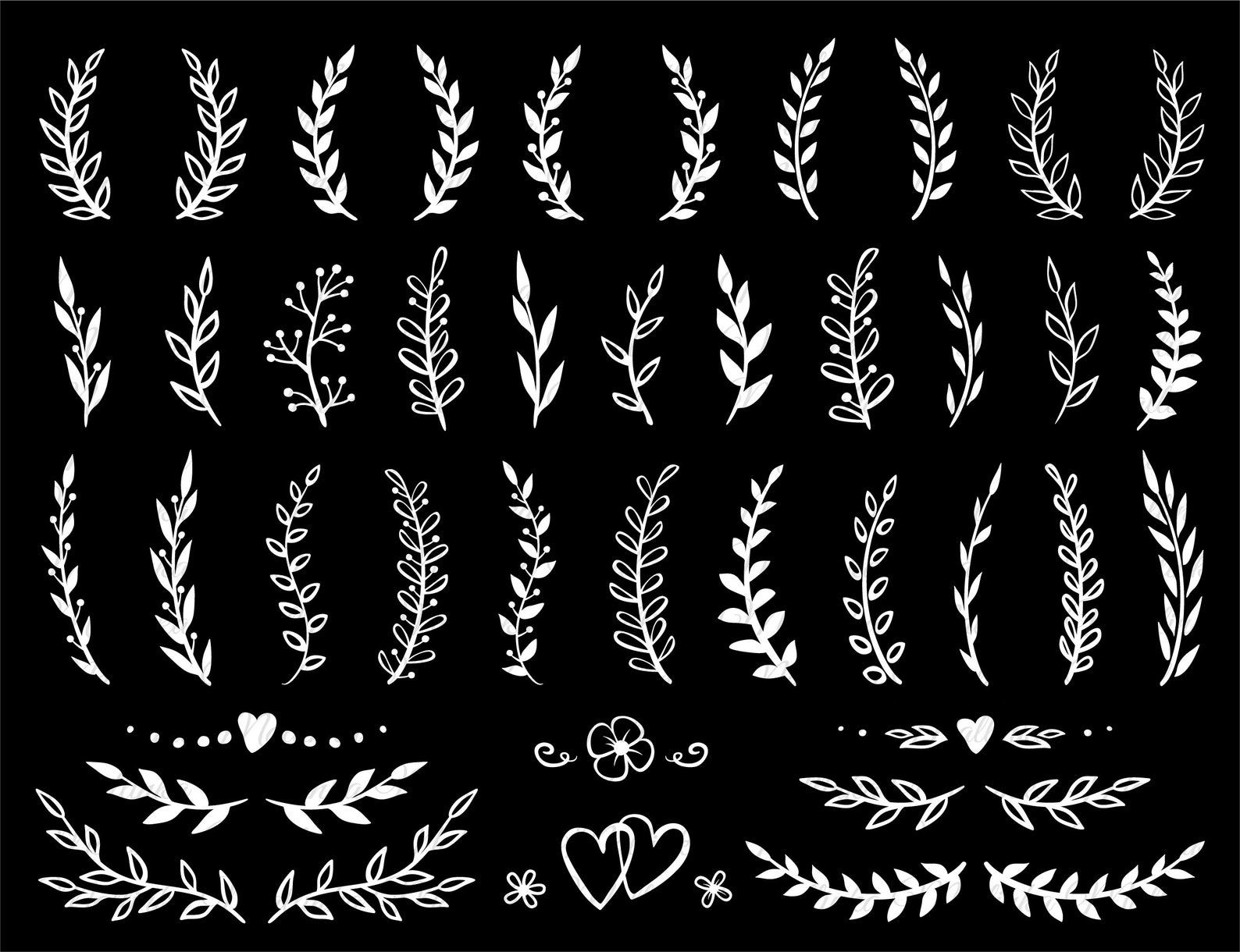 Branch Svg. Branches Svg. Svg. Branch. Branches. Laurel. | Etsy