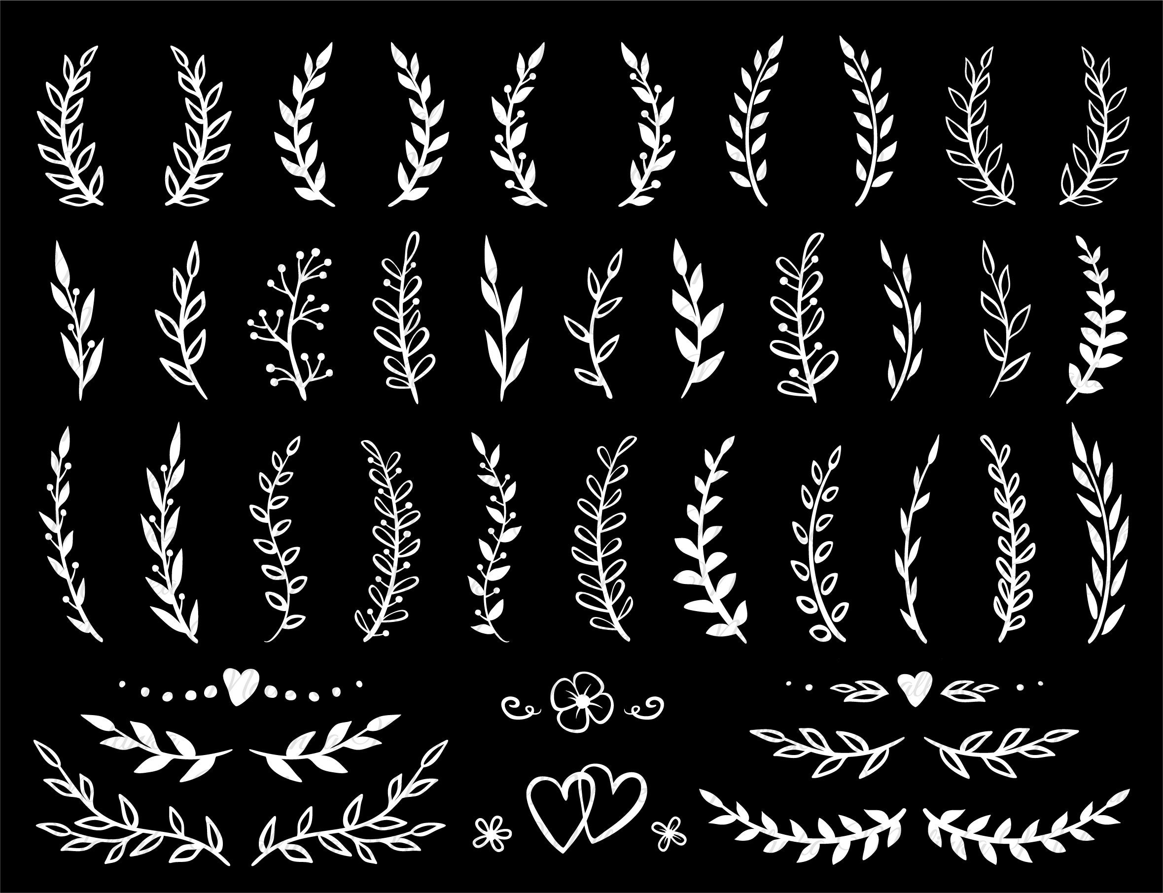 Branch Svg. Branches Svg. Svg. Branch. Branches. Laurel. | Etsy