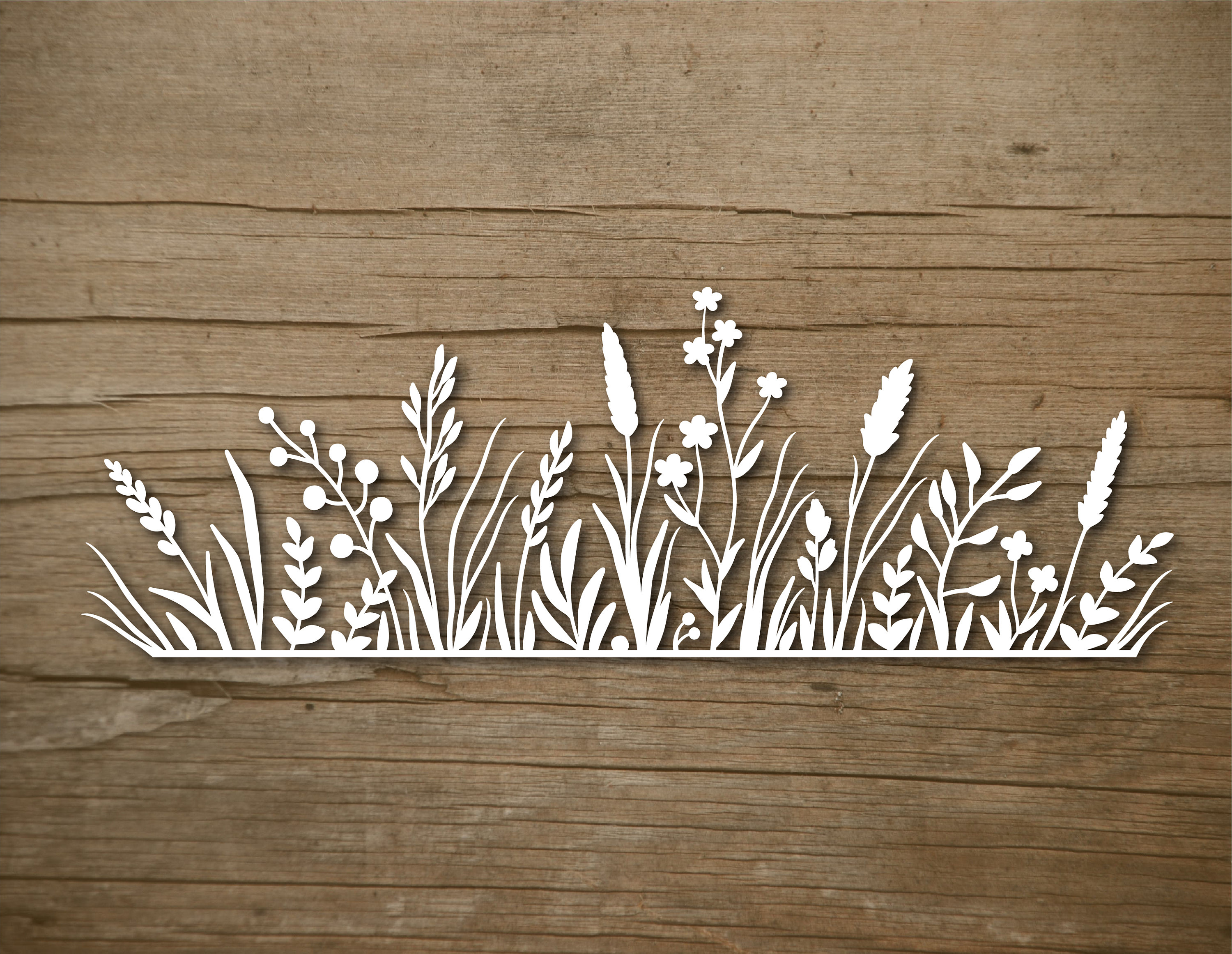 Pattern Svg. Floral Pattern. Svg. Wild Herbs. Wild Flower Silhouette ...