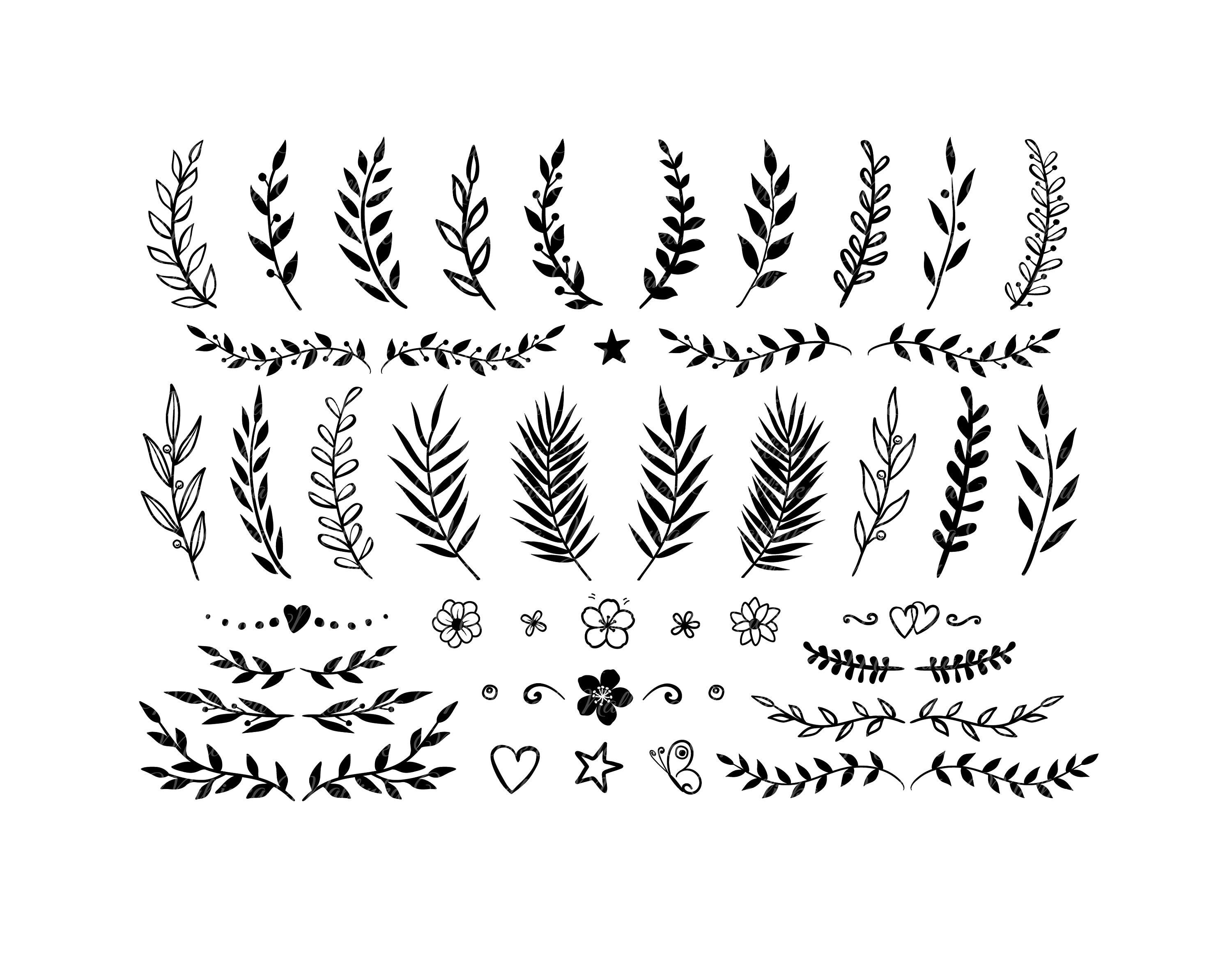 Branches SVG. Eucalyptus Svg. Eucalyptus Branch Svg. Palm Leaves ...
