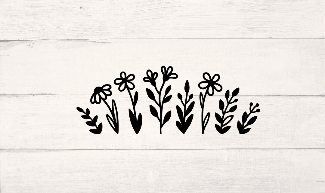 Flowers Svg, Flower SVG, Svg, Wildflowers, Daisy. Floral Botanical ...