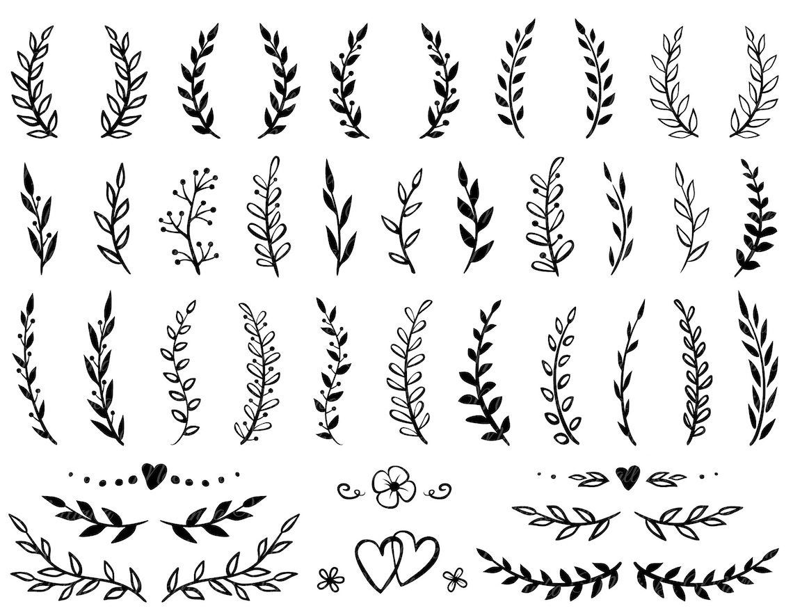 Branch Svg. Branches Svg. Svg. Branch. Branches. Laurel. | Etsy