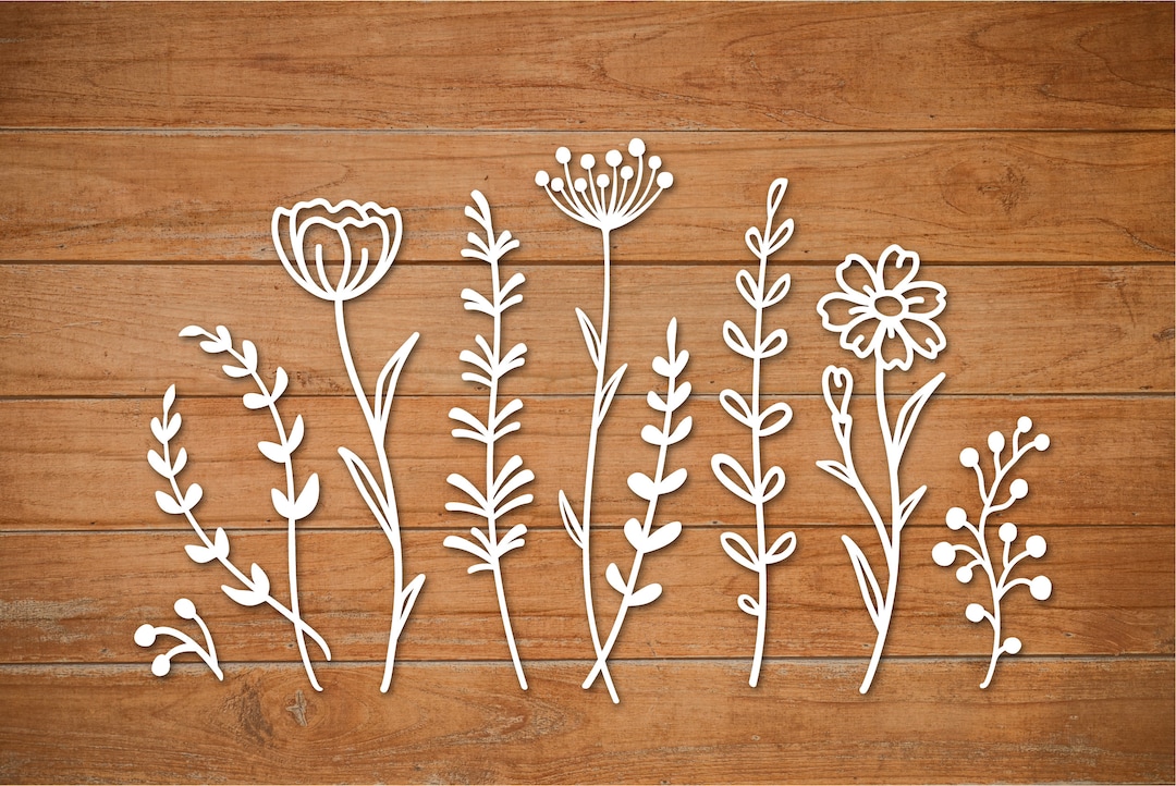 Flower, Flower SVG, Flowers, Svg, Flower Vector, Floral Botanical ...