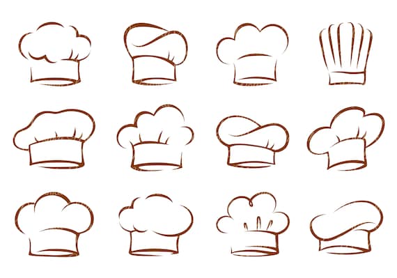Border Templates Chef Hats