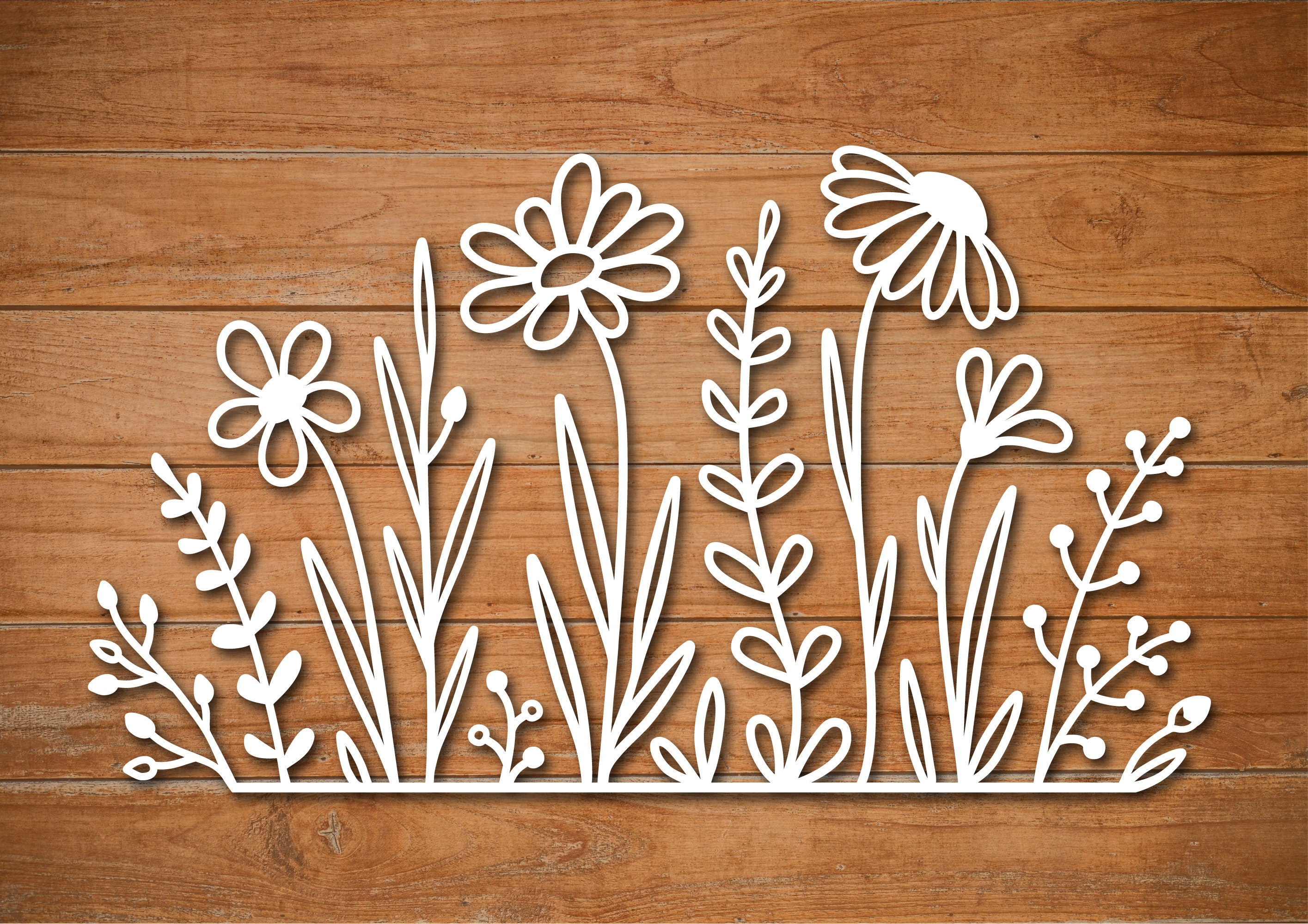 Flowers Svg, Flower SVG, Svg, Wildflowers, Daisy. Floral Botanical ...