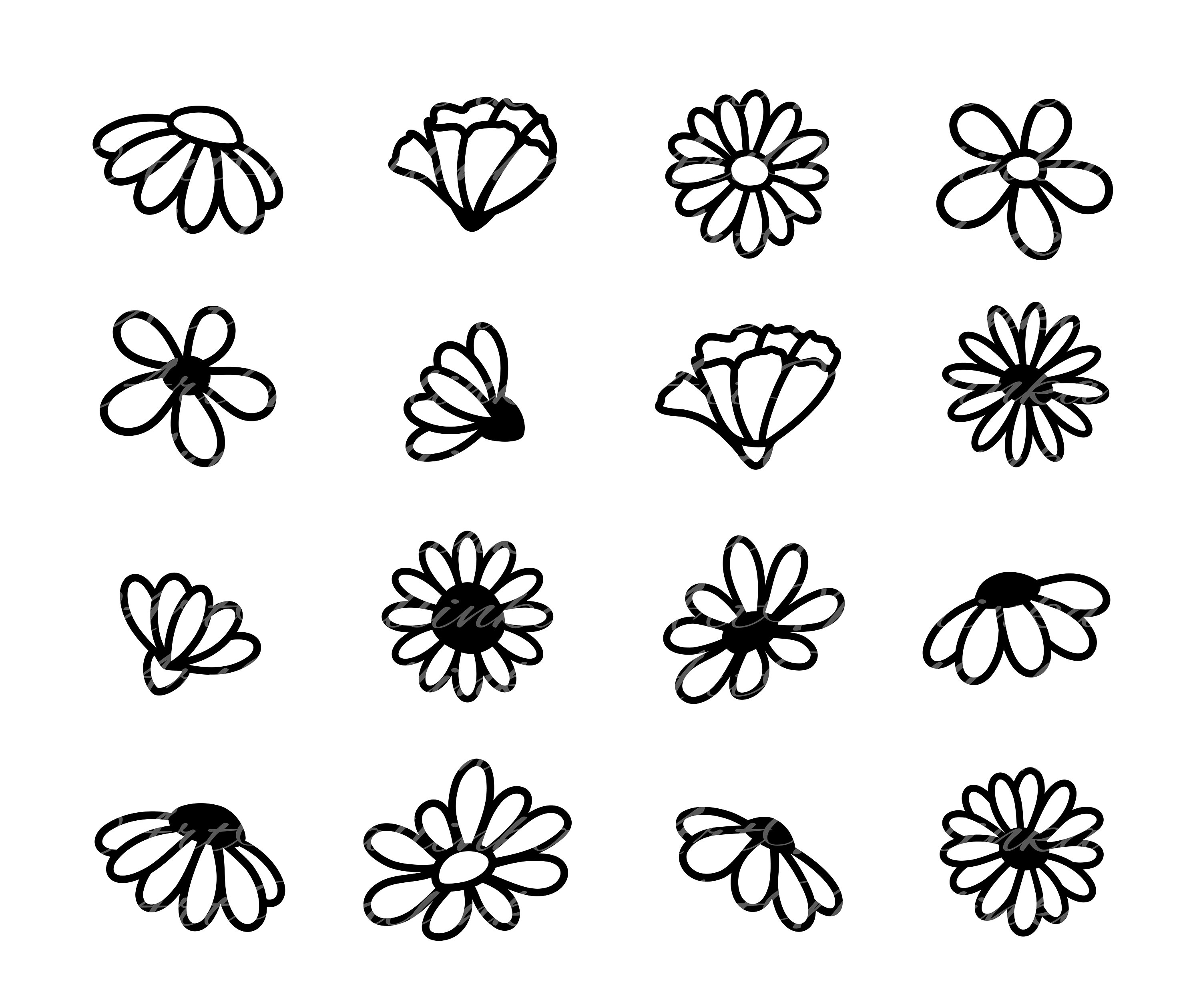 Flower, Flower SVG, Flowers, Svg, Wildflowers, Floral Pattern SVG ...