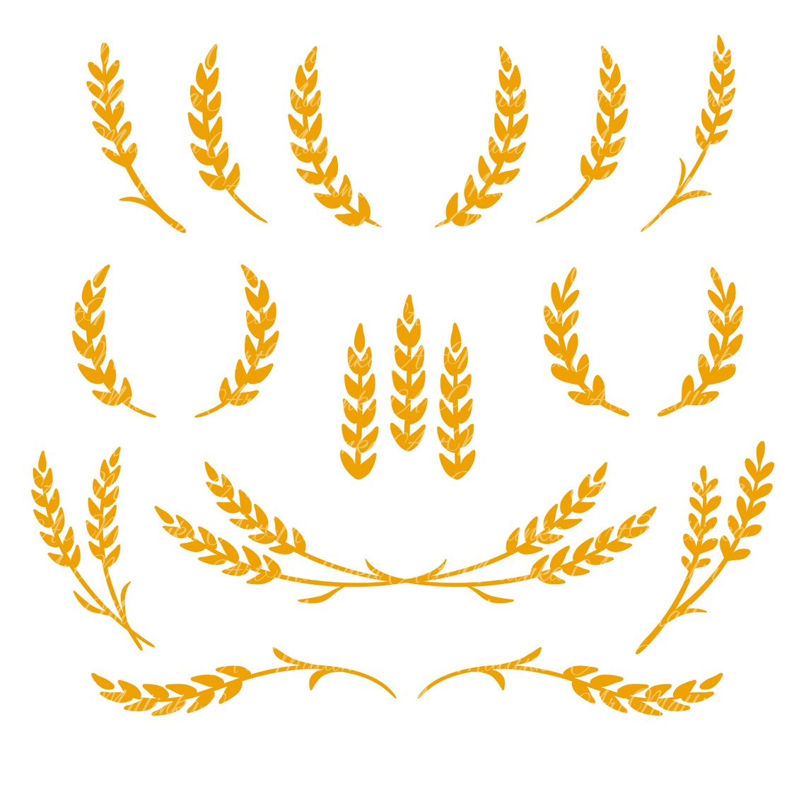 Wheat SVG Bundle, Wheat SVG, Wheat, SVG, Barley, Oatly, Grain Svg ...