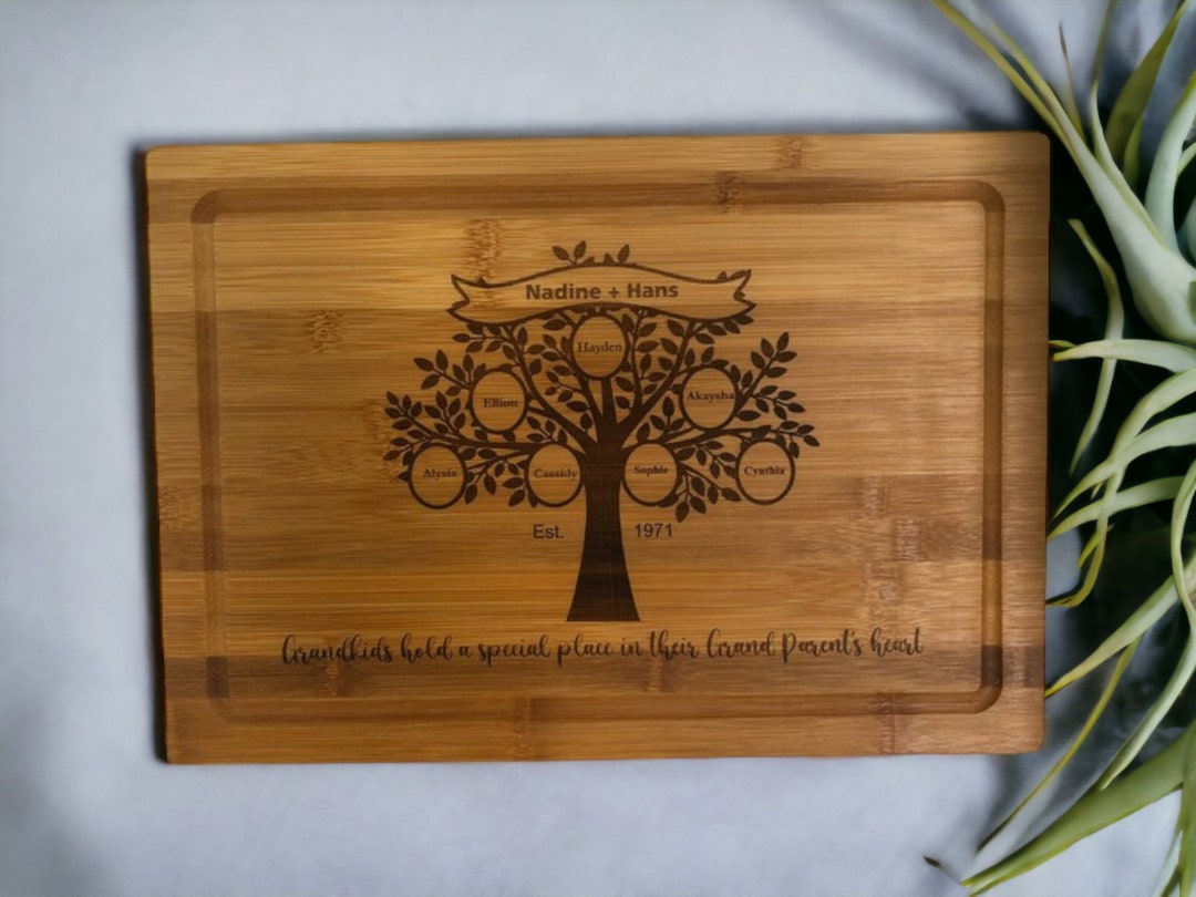 Personalized Laser Engraved Family Tree: A Timeless Family Heirloom - Etsy