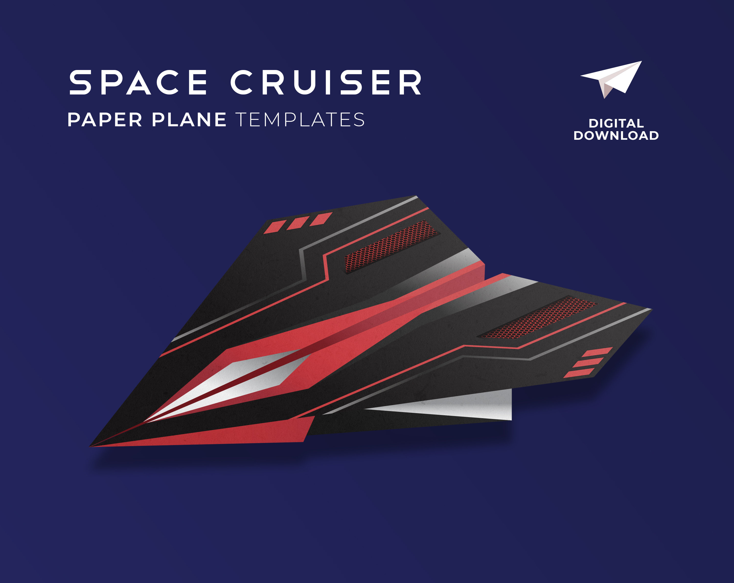 Paper Plane Template | Instant Download | Printable Plane | Home and ...