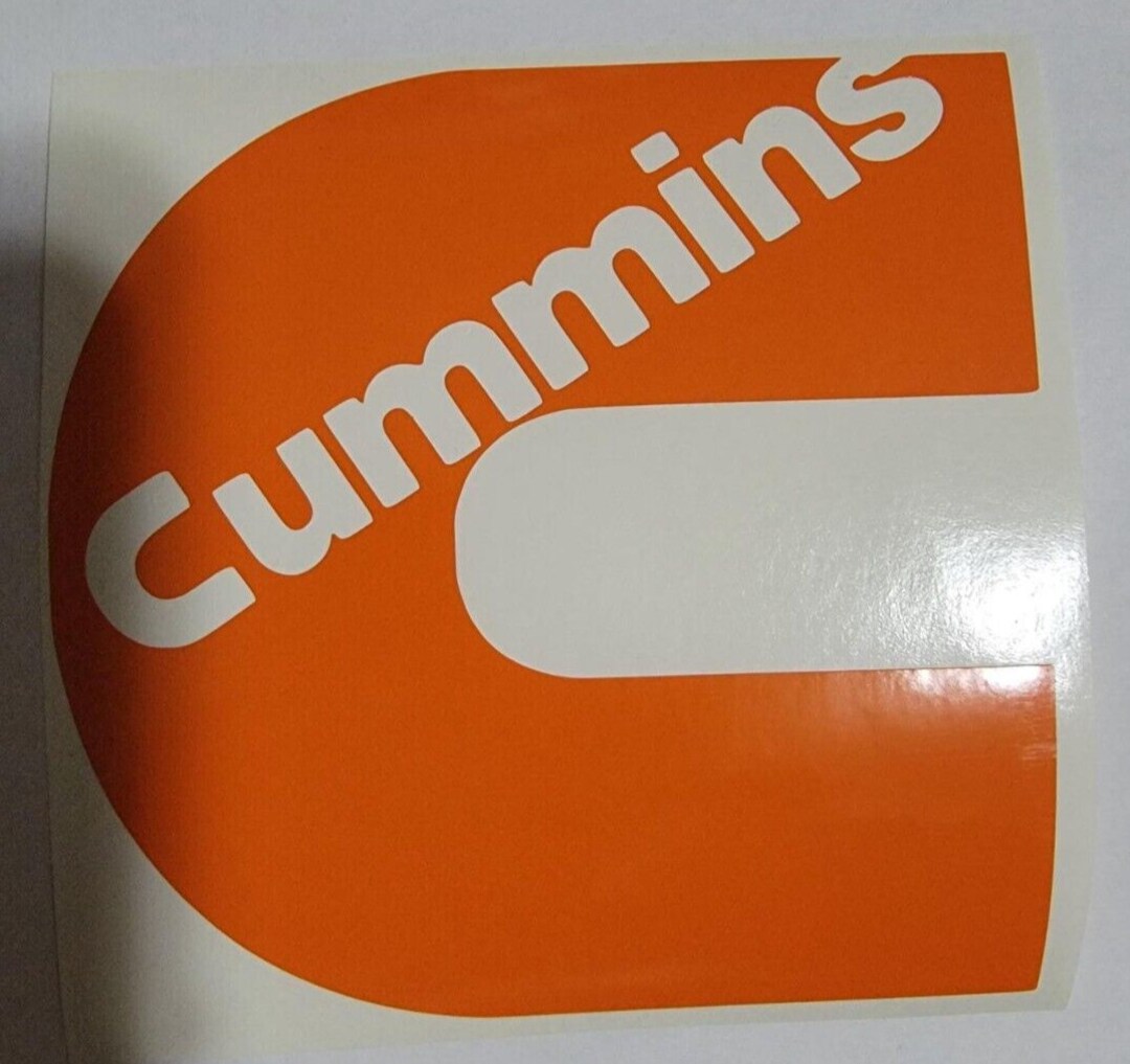 Orange Cummins Decal Sticker 4"x4" - Etsy