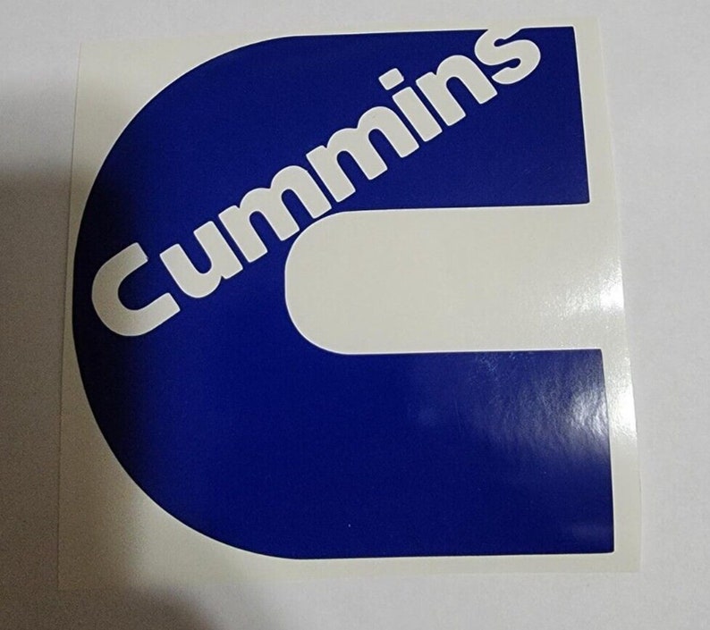 Blue Cummins Decal Sticker 4"x4" Diesel Truck Sticker - Etsy