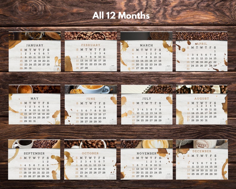 2023 Monthly Calendar| Pdf, Instant Download, Printable Calendar ...