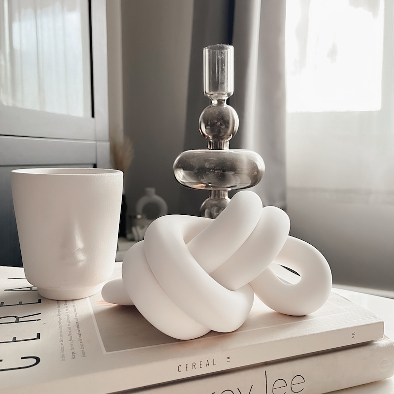 Ceramic Knot Sculpture - Etsy