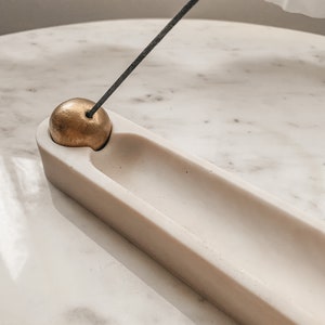 Incense Holder Gold Ball - Etsy