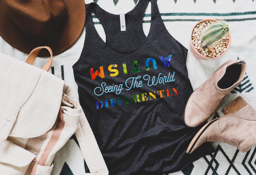 AUTISM Tank, Autism Aware Tank, Autism Mom Tank Top, Autism Shirt ...