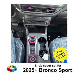 Bronco Sport Interior Knob Covers - Etsy