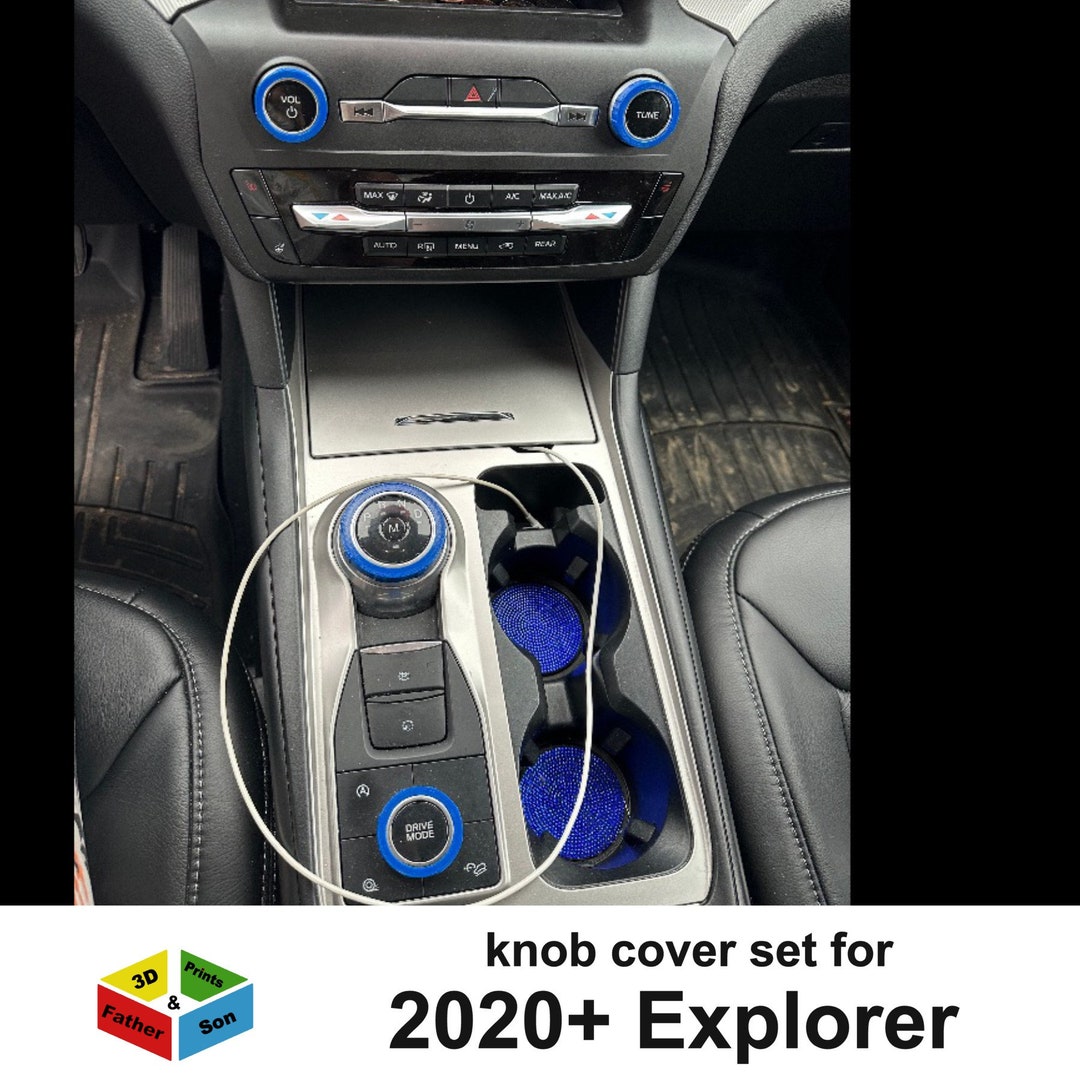 Knob Cover Set for Ford Explorer 2020 - 2024 Interior Accessories Knob ...