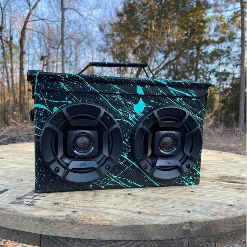 Splatter Paint "og" Ammo Can Speaker - Etsy
