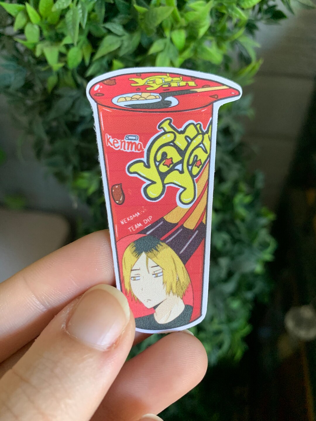 Volleyball Boy- Kenma Yah Yah Sticker - Etsy