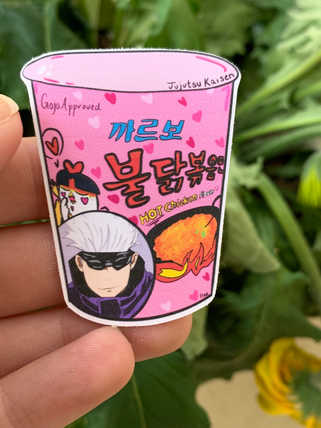 Sorcerer Boy- Gojo Ramen Sticker - Etsy