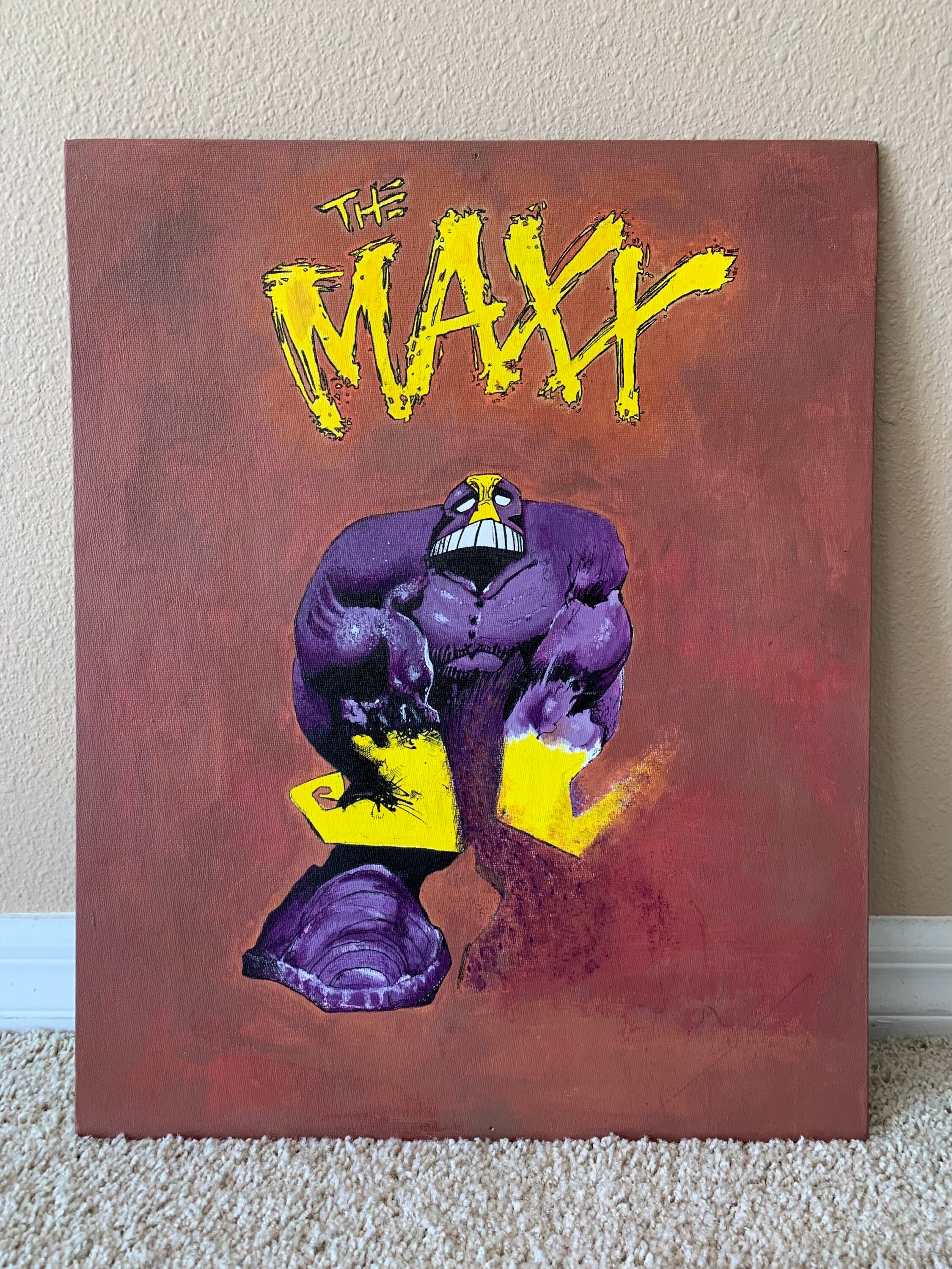 The Maxx 17 | Original 16x20 Painting (comic Book Fan Artwork, Sam ...