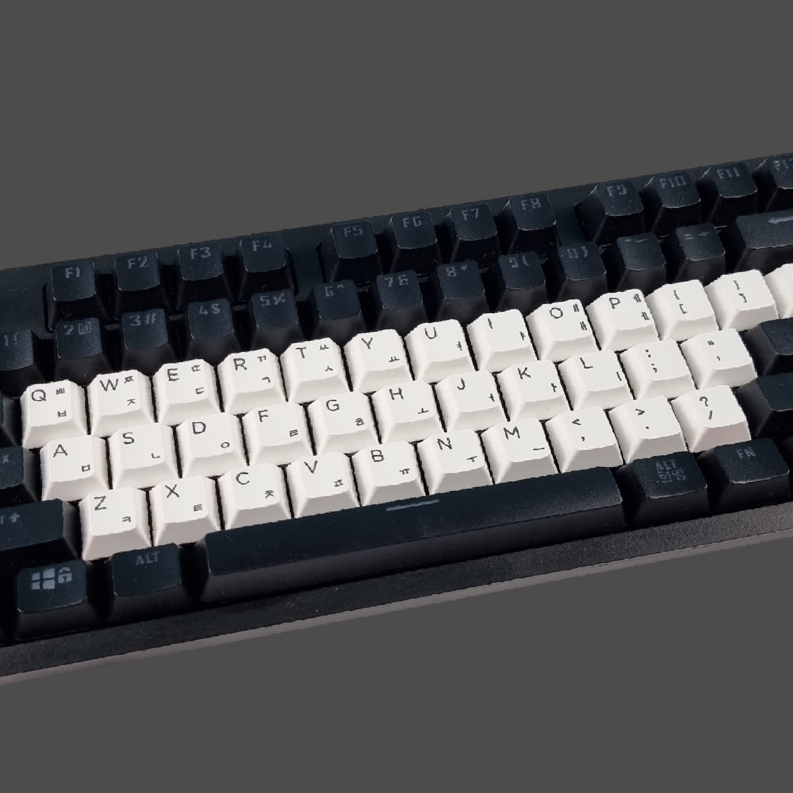 34 Keys Basic Korean Keycaps, Alphabets Only, PBT, Hangul Keycap Set ...