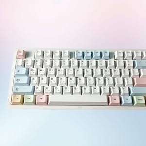 139 Keys Ocean Pastels Korean Keycap Set, PBT, Hangul Keycaps Korean ...