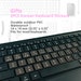 Retro Bluetooth Korean Keyboard & Mouse Set, Pink and Gray Color ...