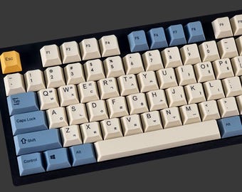 132 Keys Warm Cat Korean Keycap Set, PBT, Cherry, Hangul Keycaps Kor ...